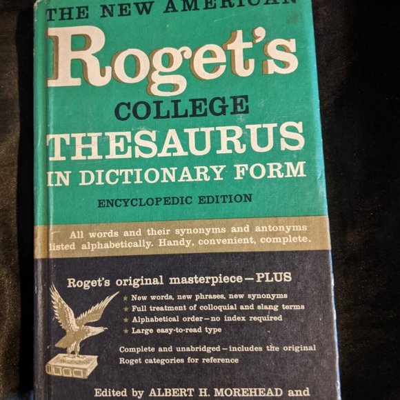 The New American Roget's college thesaurus in dict | Office | The New ...